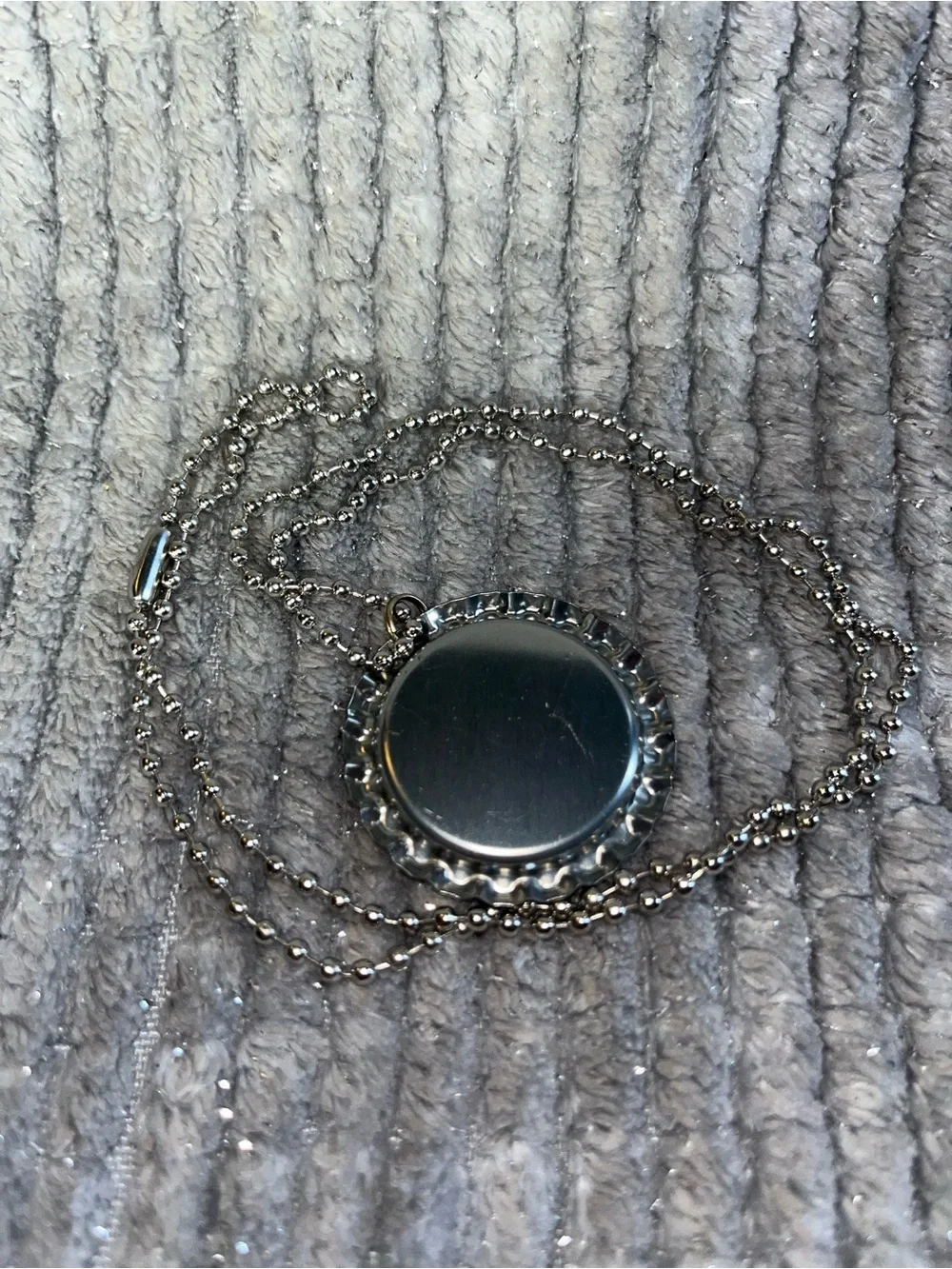 Jewelry | Floral Bottle Cap Pendant Necklace Pink Silver Floral ...